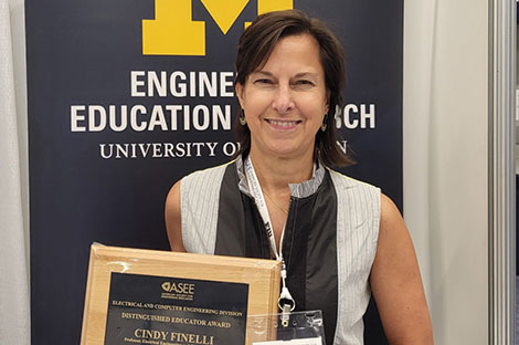 Cindy Finelli Receives Asee Ece Division Distinguished Educator Award